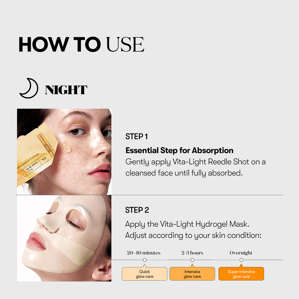 Vita-Light Reedle Shot 100 2 Step Hydrogel Mask 4ea – VT Cosmetics official